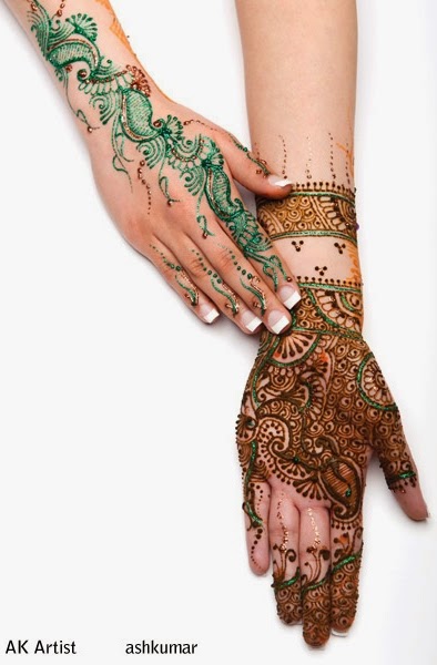 Ash Kumar Mehndi Designs Book for Eid 2014-2015 - Pakistani Suits ...