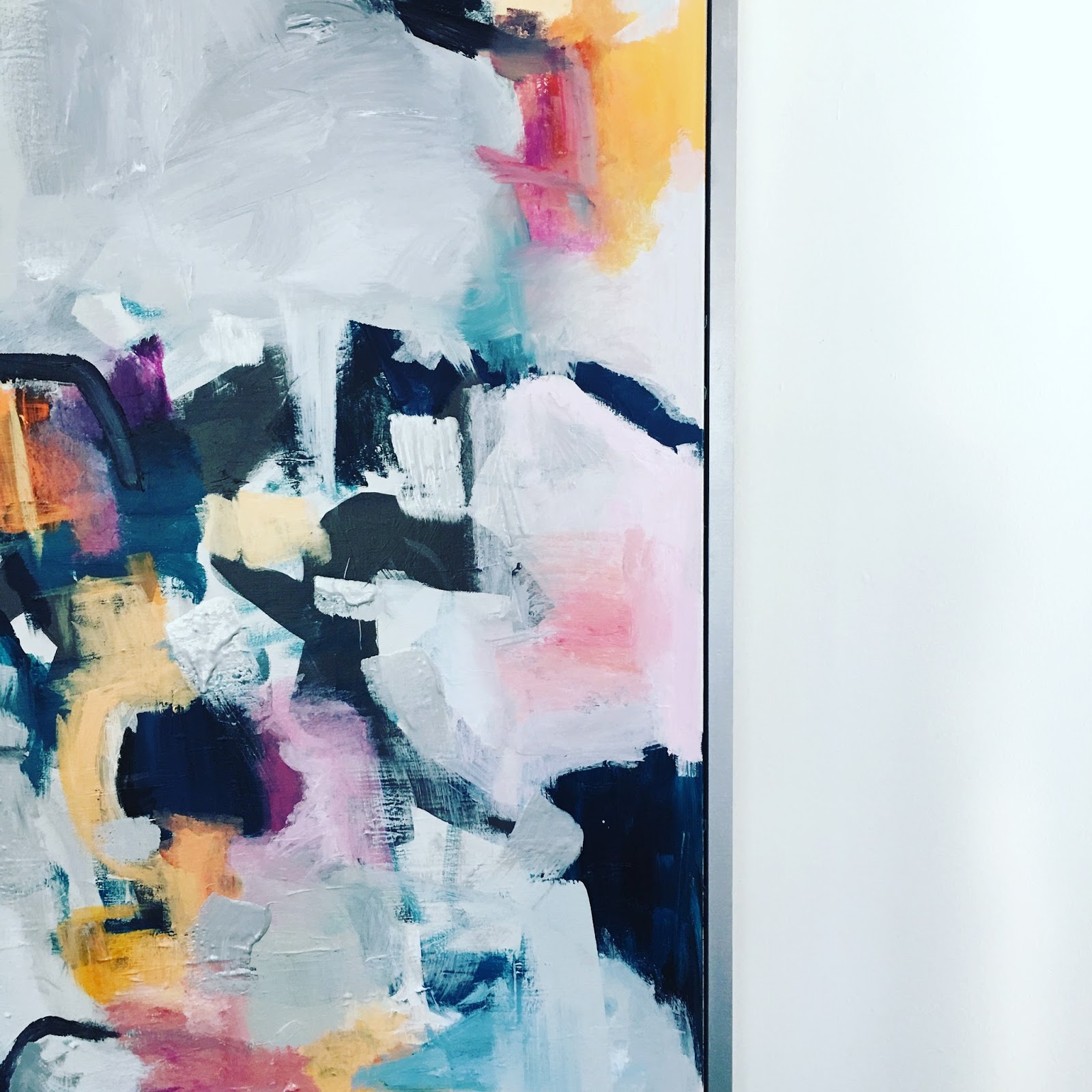 DIY Abstract Wall Art | LiveLoveDIY | Bloglovin’