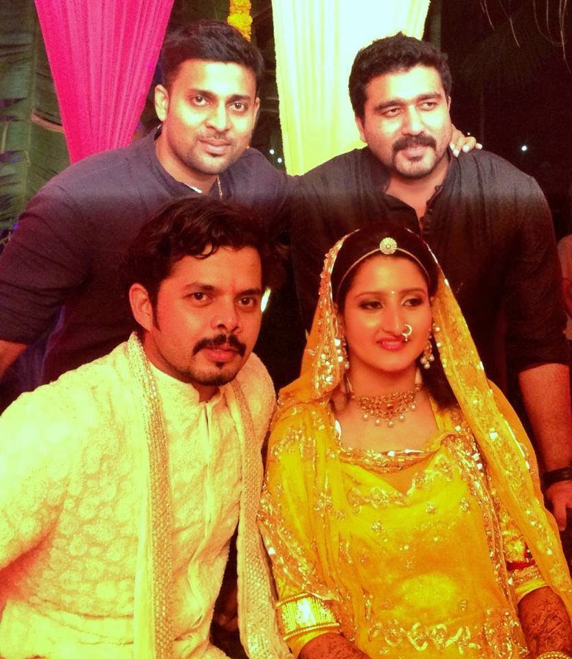 Indian Cricketer Sreesanth Wedding Photos
