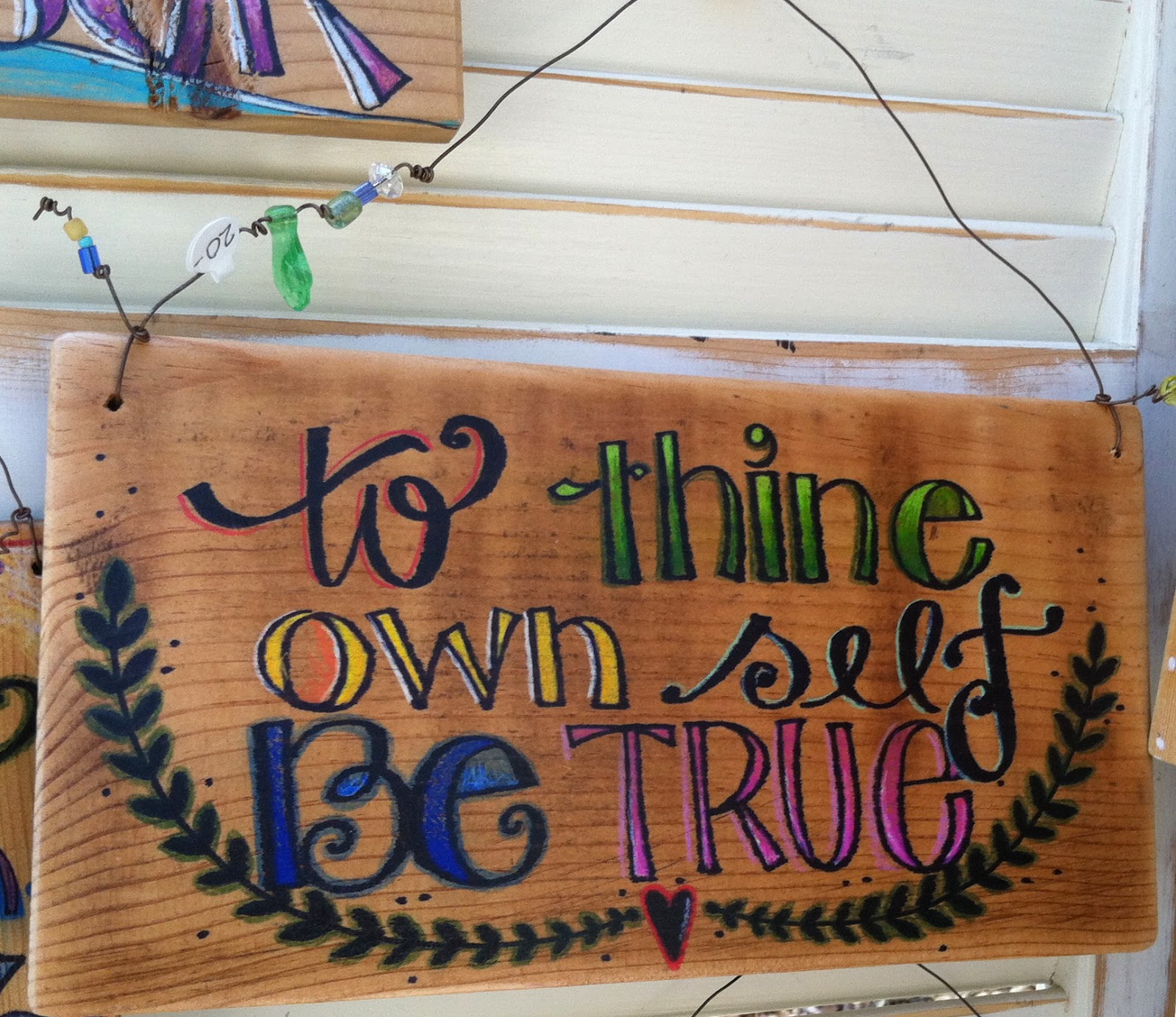 Lindsay Ostrom: Reclaimed Wood Signs....