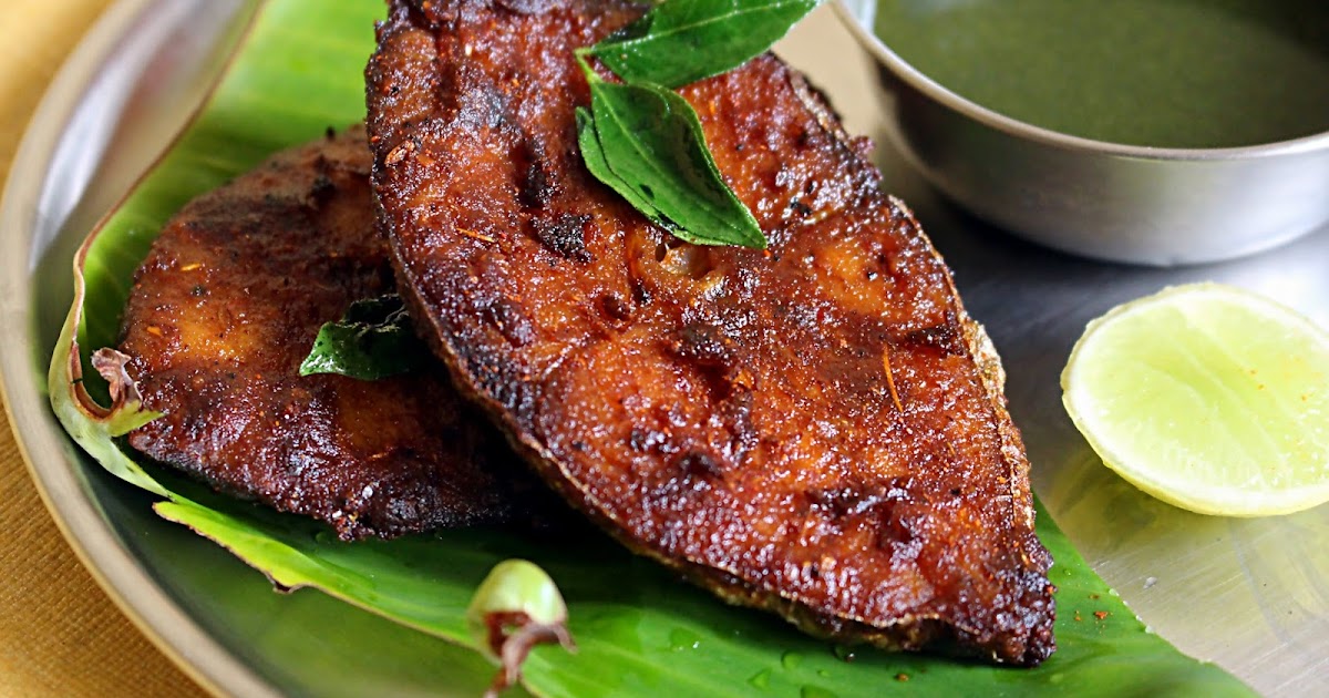 Restaurant Style Crispy Fried Seer Fish (Poricha Vanjaram Meen)