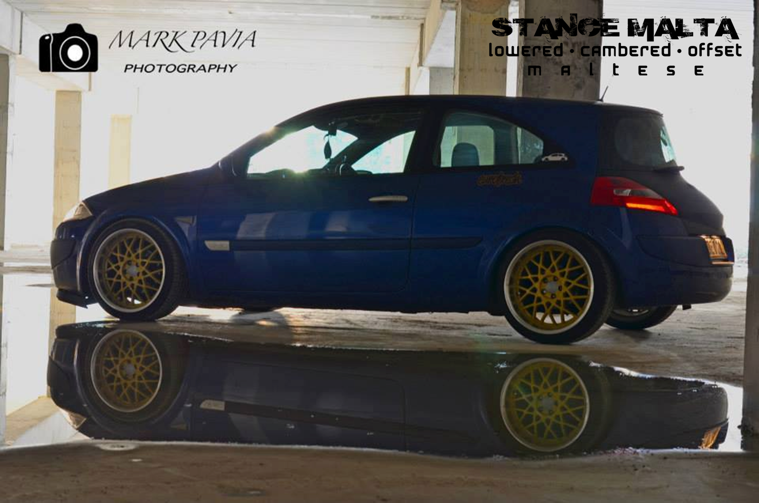 Stance Malta: Jerome's stanced up Megane!