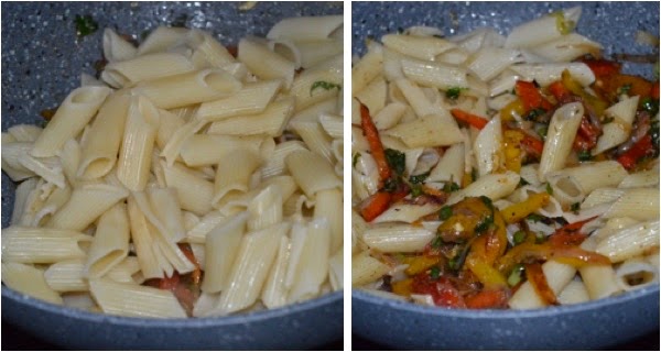 exotic-n-easy cooking: Roasted Pepper Pasta