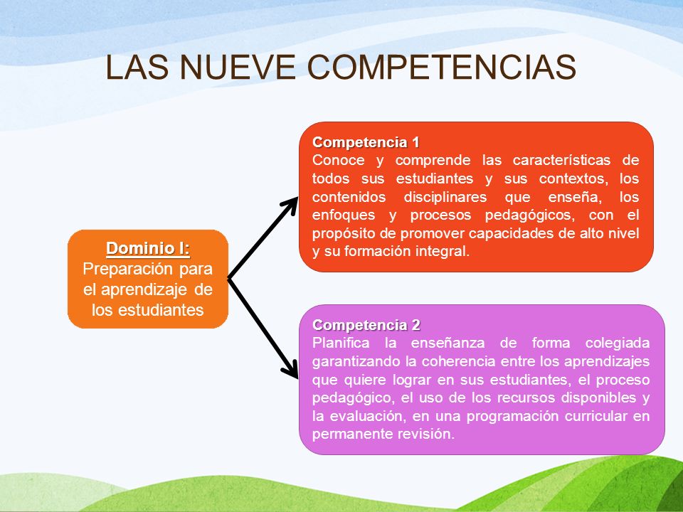 Las Nueve Competencias Docentes - APRENDO EN CASA