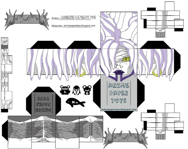 Animes: paper toys de death note