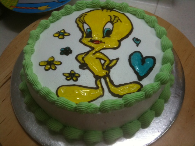 My homemade Goodies !!!: Tweety Bird Cake