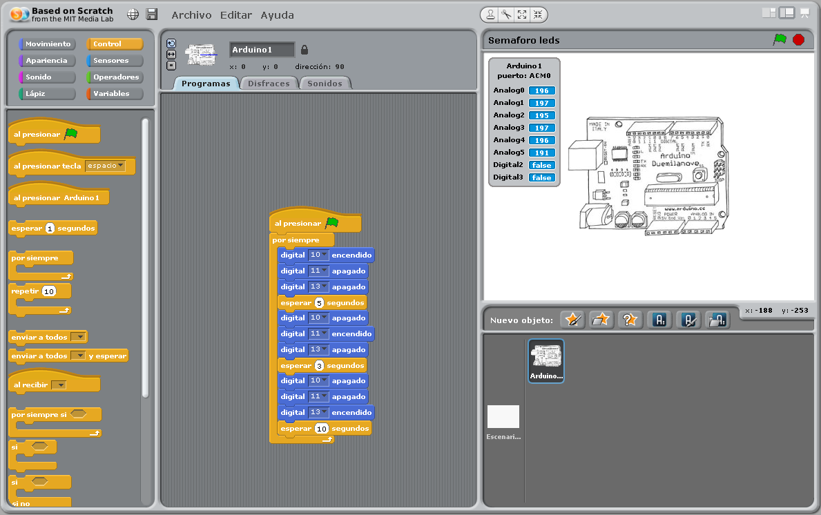 La Tecnología En El Ies Pedro Mercedes S4a Para Arduino Programación