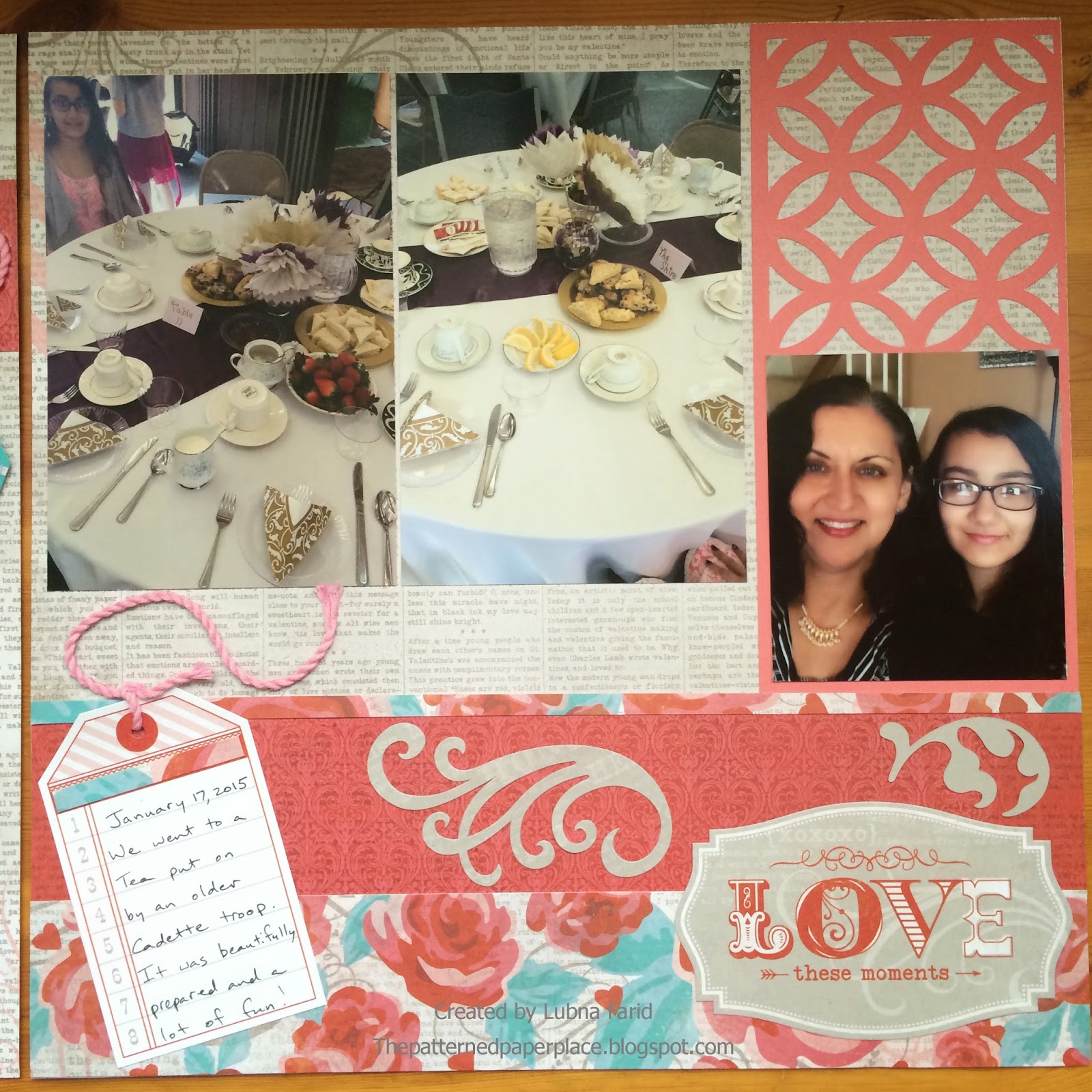 The Patterned Paper Place: Heartstrings Layout
