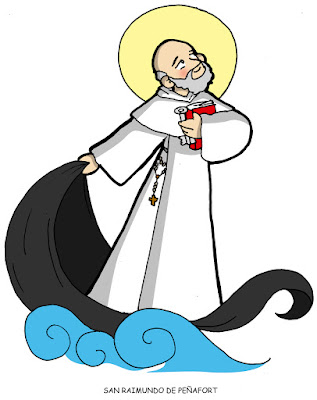 Dibujos para catequesis: SAN RAIMUNDO DE PEÑAFORT