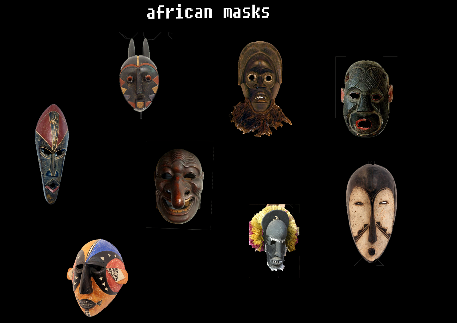 Final project : mask mood board Africa