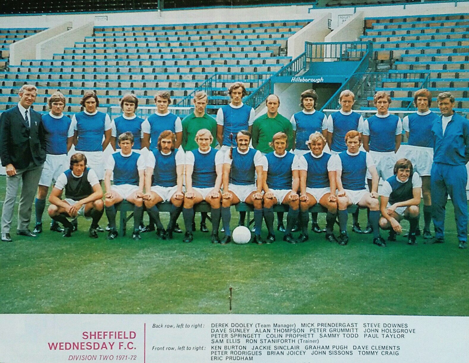 English Football Retro TV: Sheffield Wednesday 1971/72.