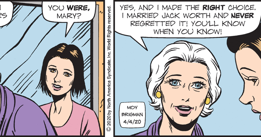 Mary Worth and Me: Mary Worth 3329