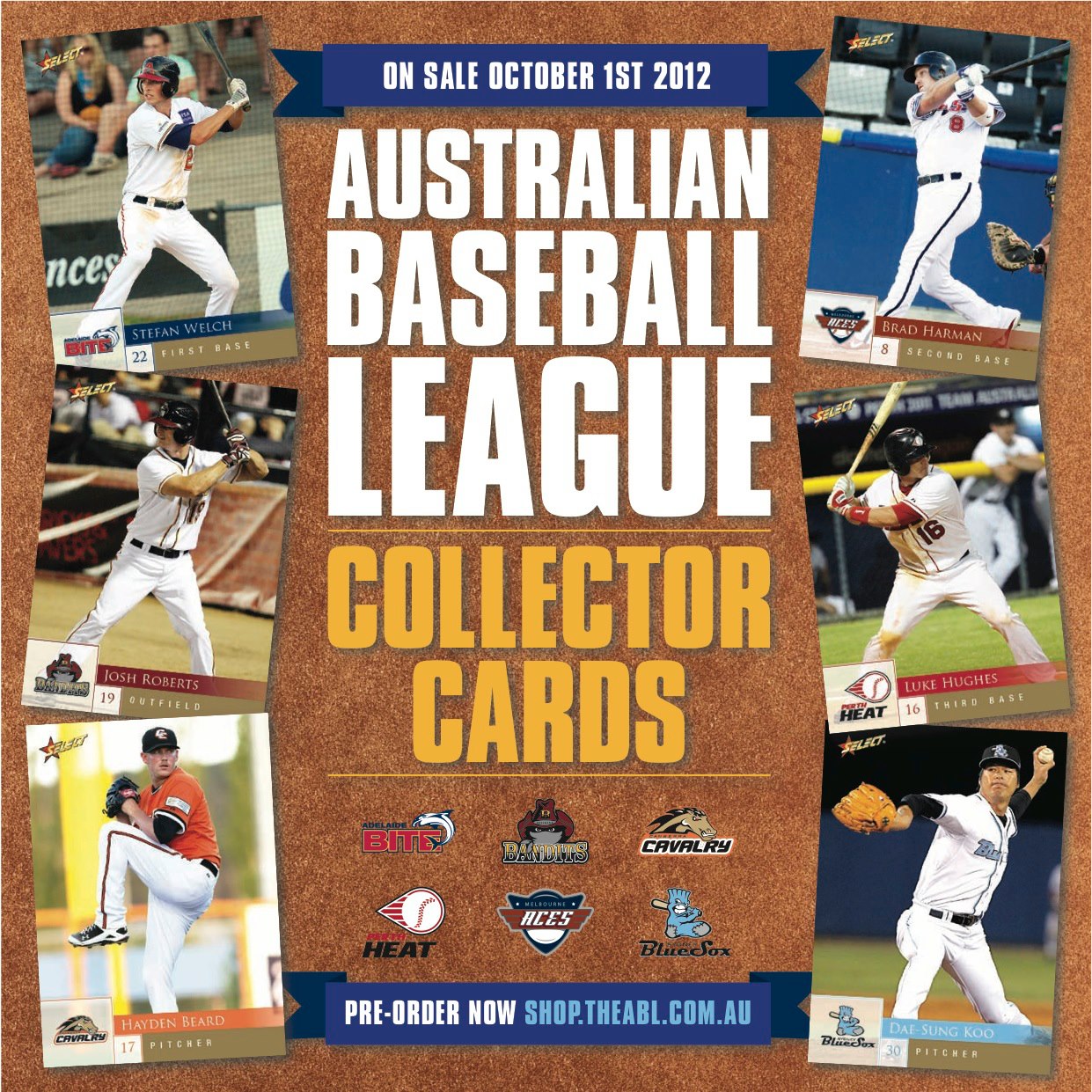 Australian Custom Baseball Cards: It's Official! 2012 ABL cards!