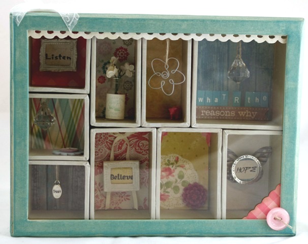 Paper Art by Shelly: {Project} Shadow Box