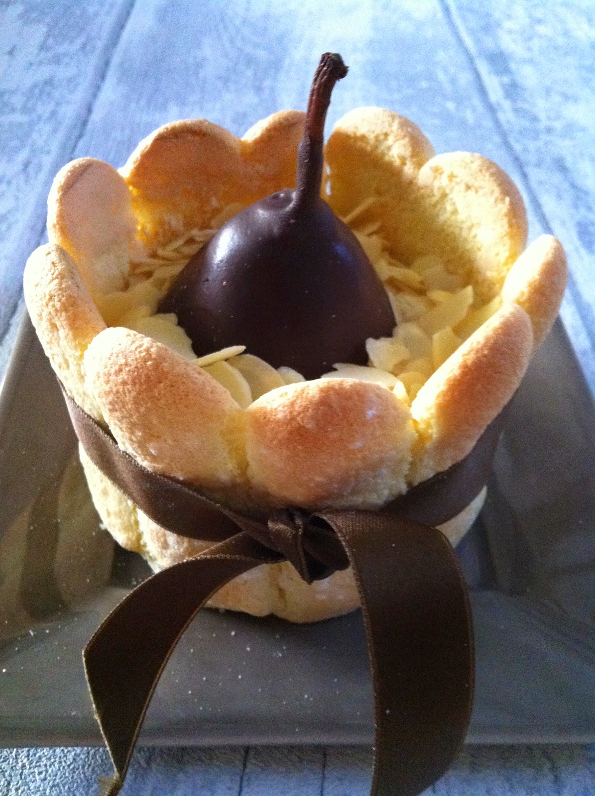 CHARLOTTE POIRE CHOCOLAT