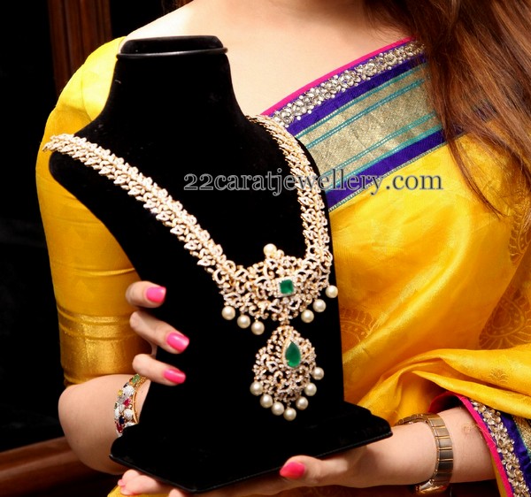 Diamond Long Chain by Manepally - Jewellery Designs