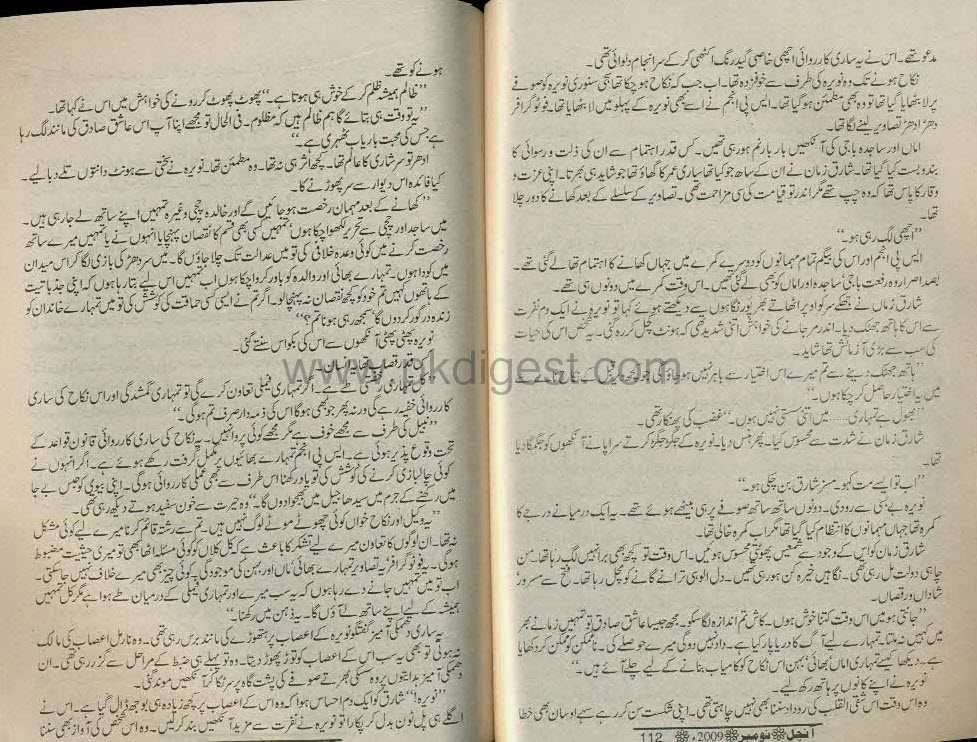 Free Urdu Digests: Aanchal Digest November 2009 Online Reading.