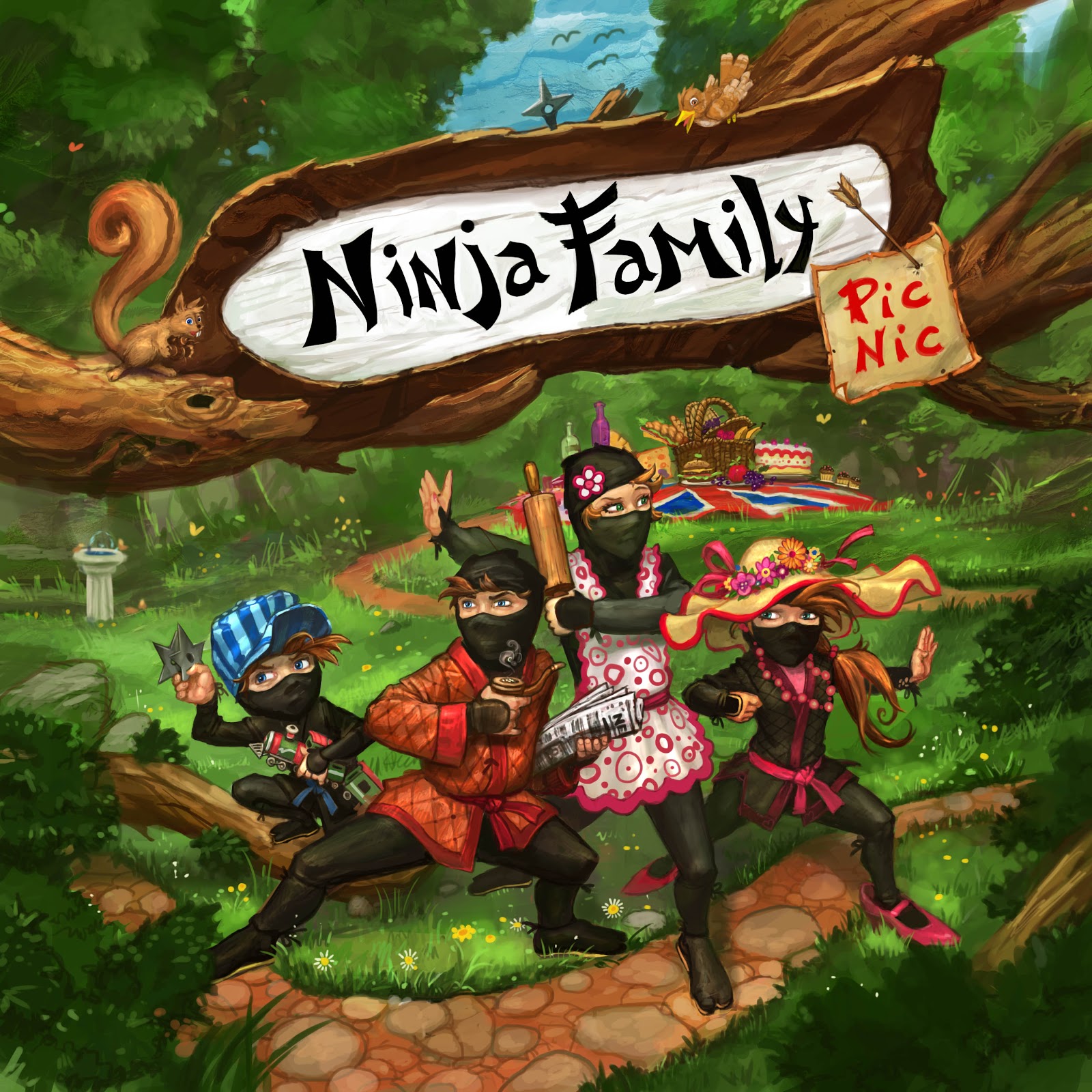Touch Paper Press: Designer's Diary - Ninja Family Picnic