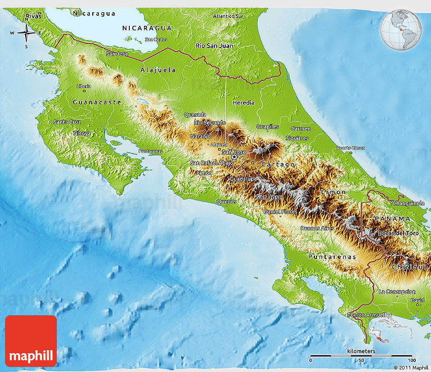 Mapas da Costa Rica