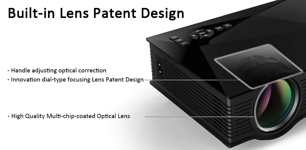 UNIC UC46 WiFi Portable LED Projector - Projector