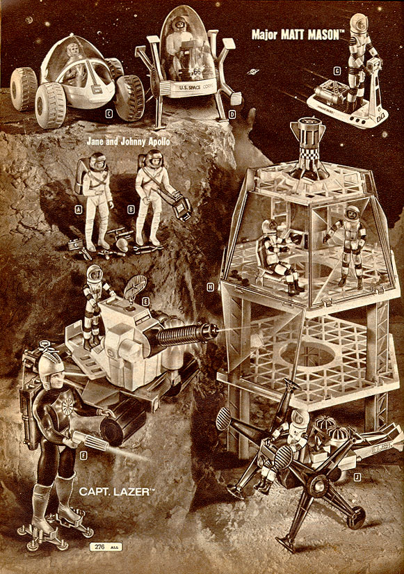 Atomic Toy Spaceship: Johnny Apollo and Jane Apollo