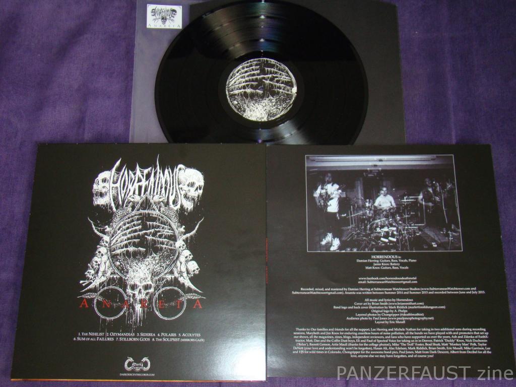 PANZERFAUST zine: Horrendous - Anareta