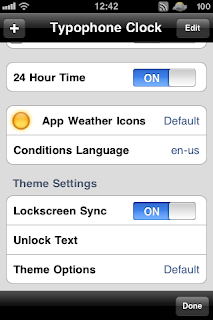 今日見本意: 美しいTypophone Clock(weather)を試す。おまけ付き