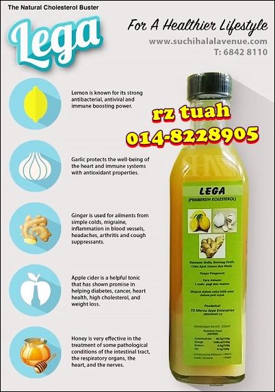 RZ Tuah - Jelita Shoppe Online Shoppe: JUS LEGA : PEMBERSIH KOLESTROL ...