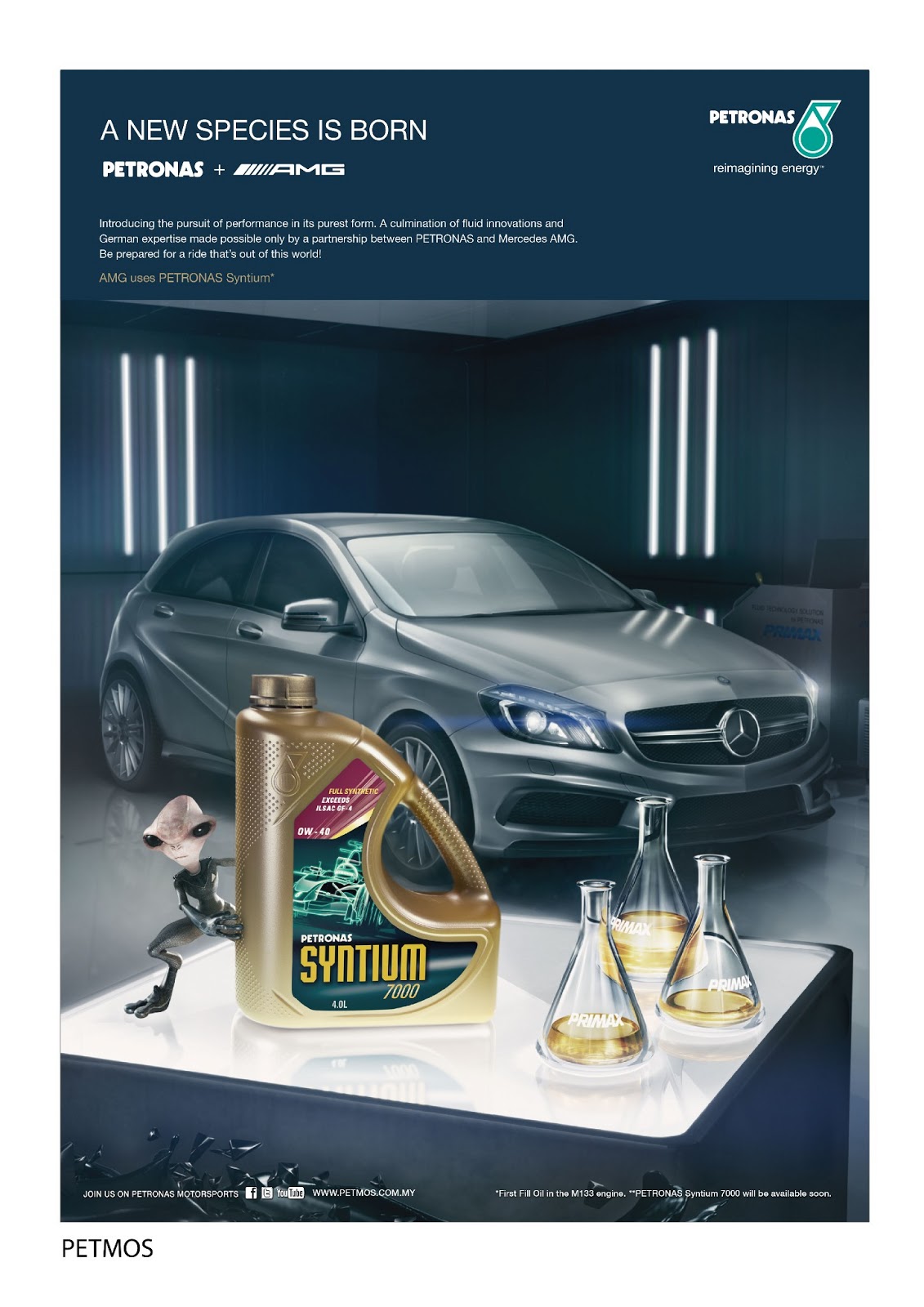 Kitchy Sketchie: Petronas + Mercedes AMG Launching Print Ads