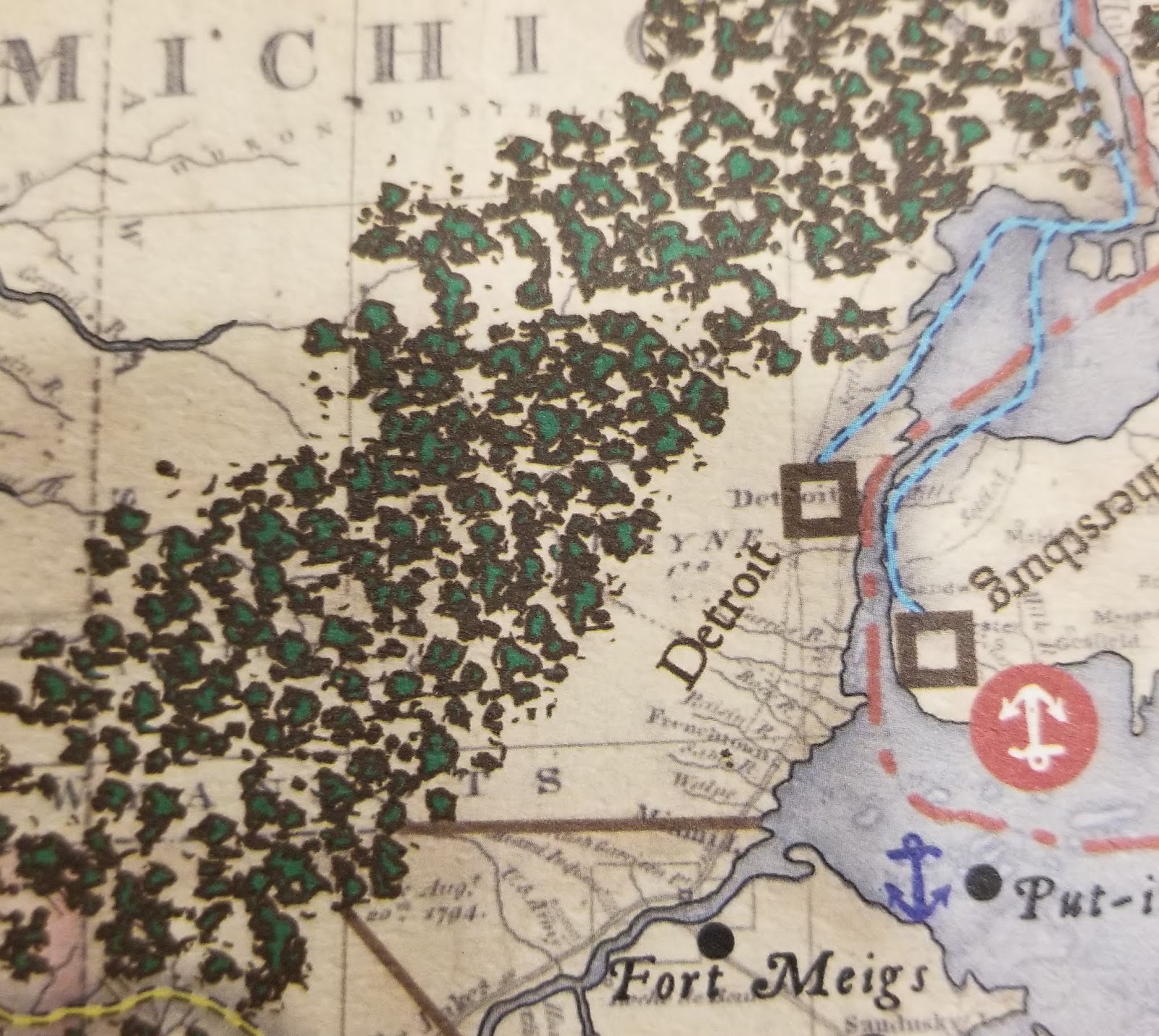 Chicago Wargamer: Battle of the River Raisin - January 22, 1813