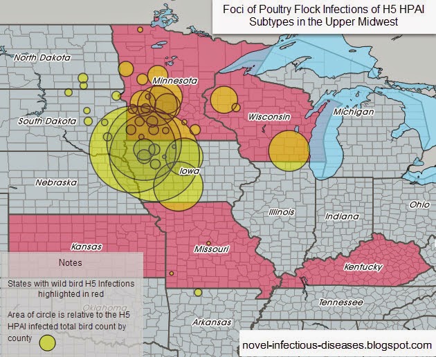 NOVEL INFECTIOUS DISEASES: H5 HPAI outbreaks in poultry flocks in the USA