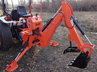 WoodMaxx WM-7600 7' PTO Backhoe Attachment: The WoodMaxx WM-7600 7' PTO ...