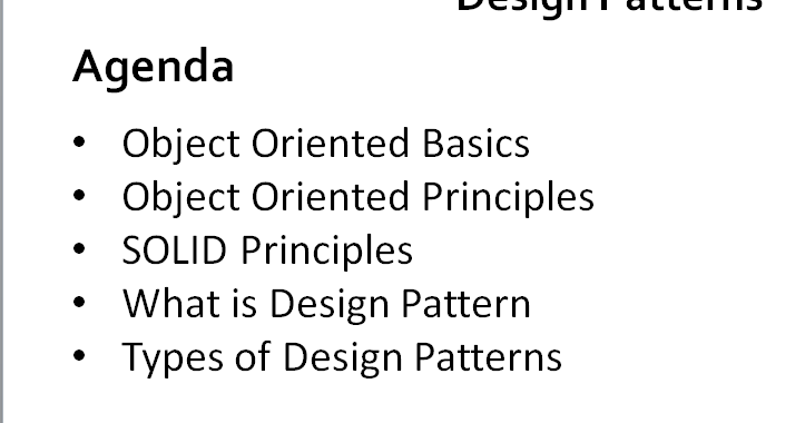 Coders Classroom Design Patterns With Real Time Examples Using Cnet Gang Of Four
