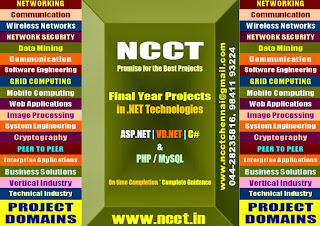 NCCT - PROJECT IMAGE GALLERY: BE Btech Projects, BE Btech Final Year Projects, BE Btech Project ...