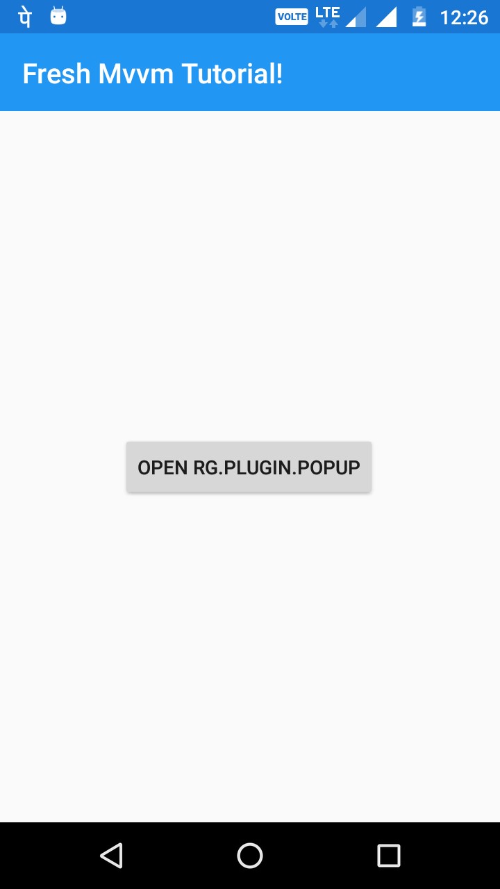 Rg Popup in Xamarin.Forms using Fresh MVVM
