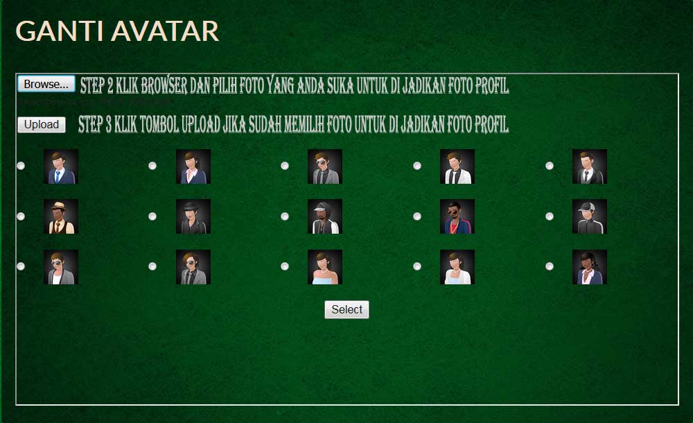 3 TIPS GANTI AVATAR JUDI ONLINE TERBARU - Poker Judi Online