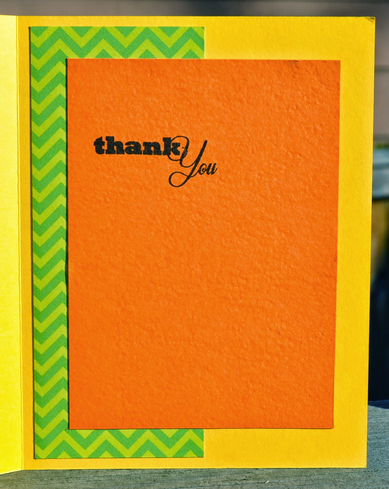 DAT'S My Style: Candy Corn Kisses Thank You Card
