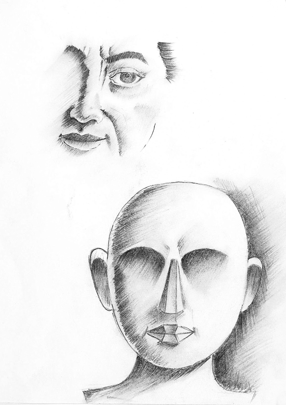 Detailed Sketching of Face ~ Manan Mapara