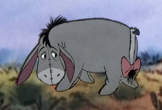 Animation Collection: Original Production Animation Cel of Eeyore from ...
