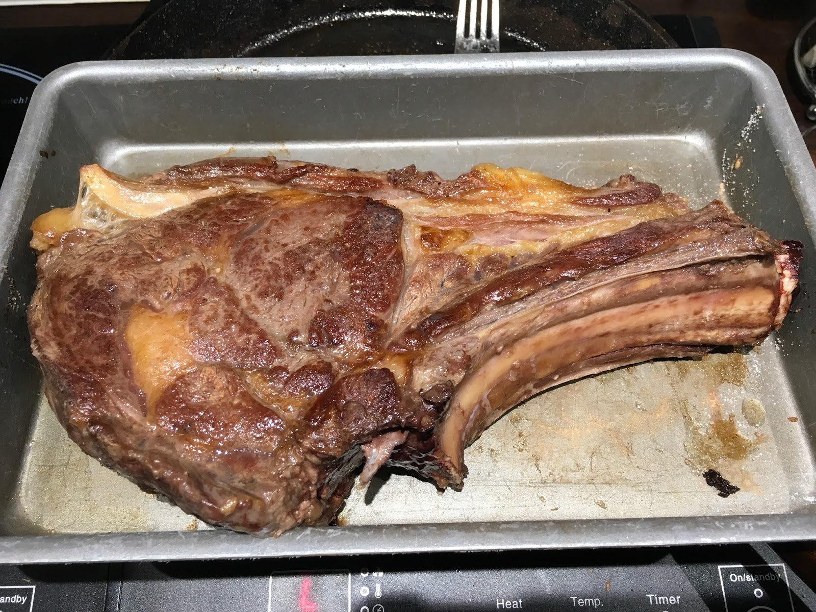 La vie à la petite ferme: GIANT beef 'chop'