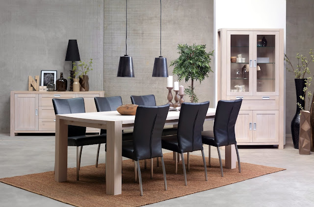 Details: Klassisk ny spisestue.