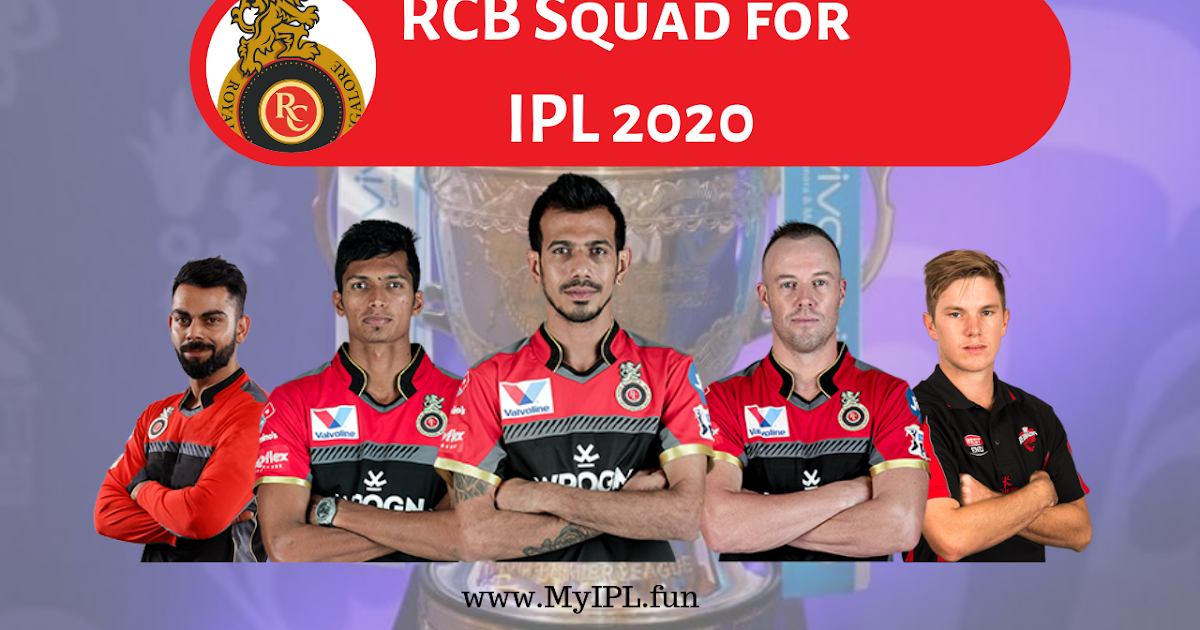 RCB Squad 2020