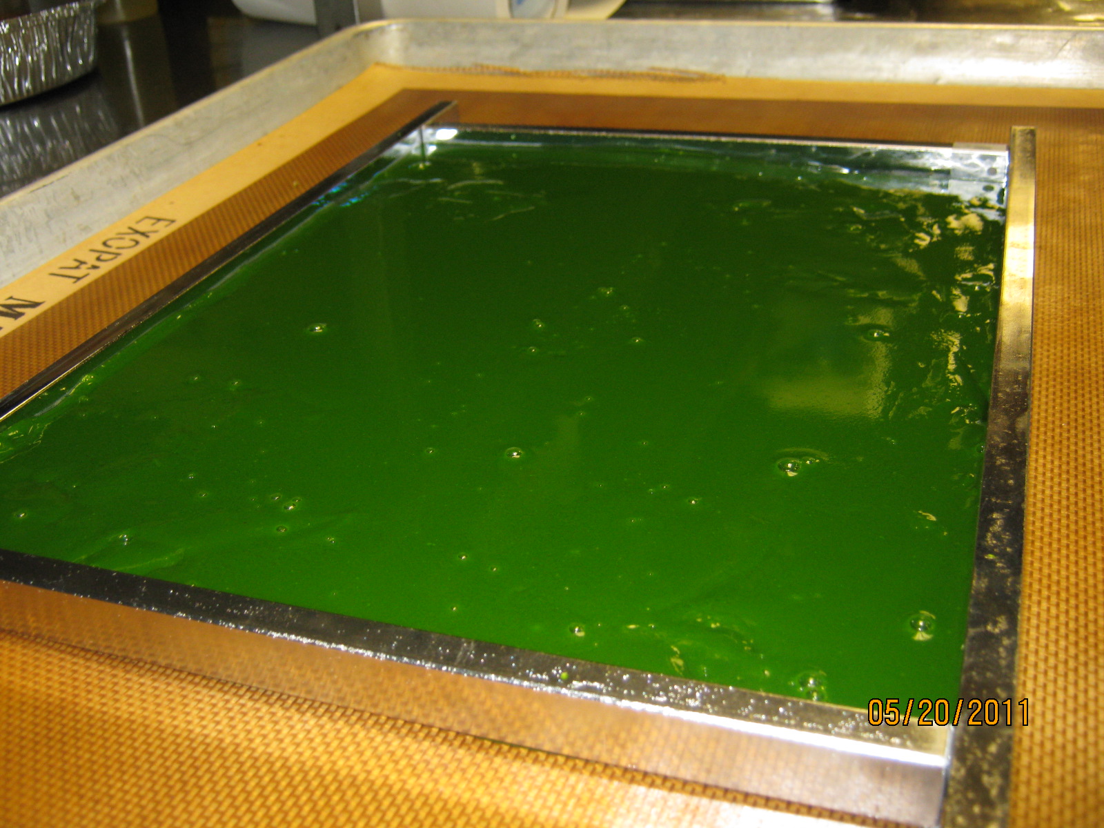 J. Gilbert's 826 Test Kitchen/Chef's Tasting Log: Basil Gelee