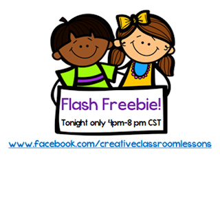Creative Classroom Lessons: Flash Freebie Tonight Only!