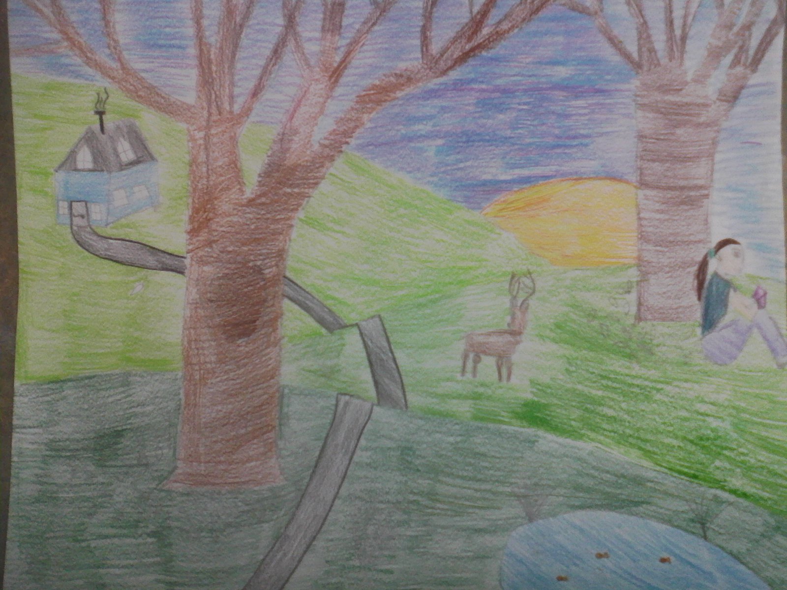 Cassie's Corner: Foreground, Middle ground, Background