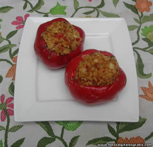 Naturista de Corazón Comida Natural y Saludable: Pimiento Morrón relleno