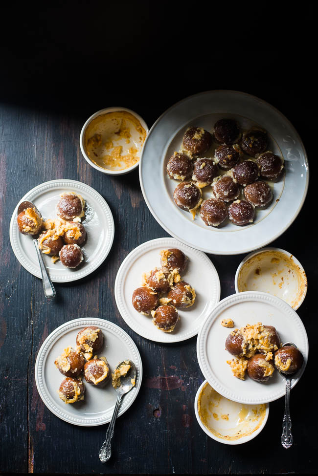 Mix and Stir: Baked Gulab Jamuns in Rabri