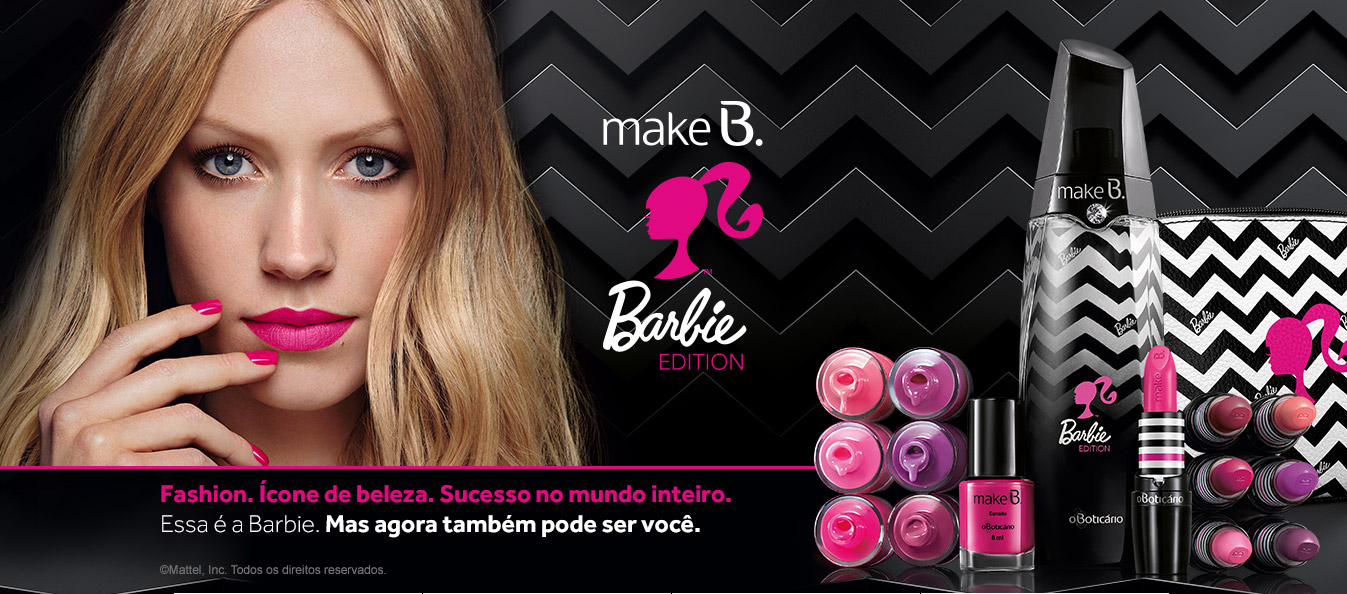 Papo de Esmalte: Novidade O Boticário ♥ Make B. Barbie
