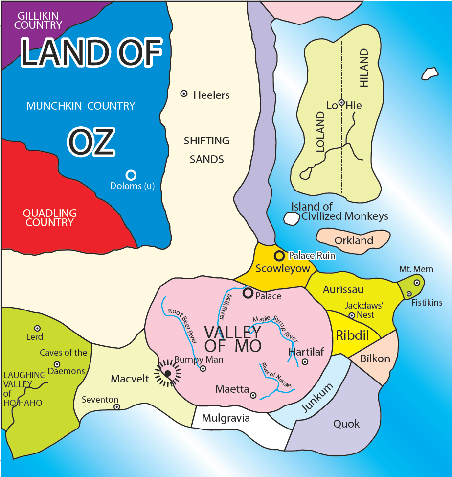 The Royal Blog of Oz: Maps for Oz!