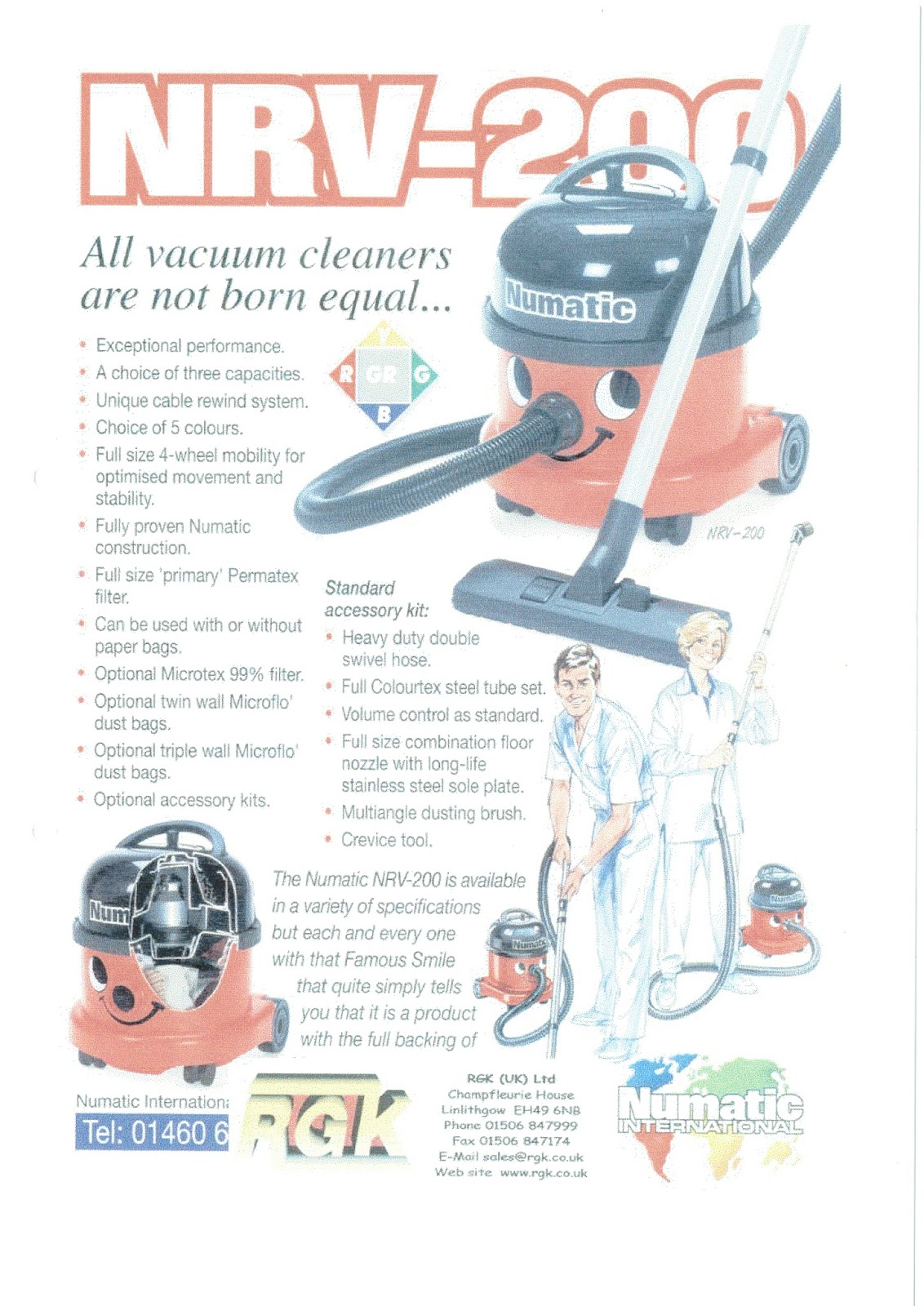 Numatic - Early 2000's